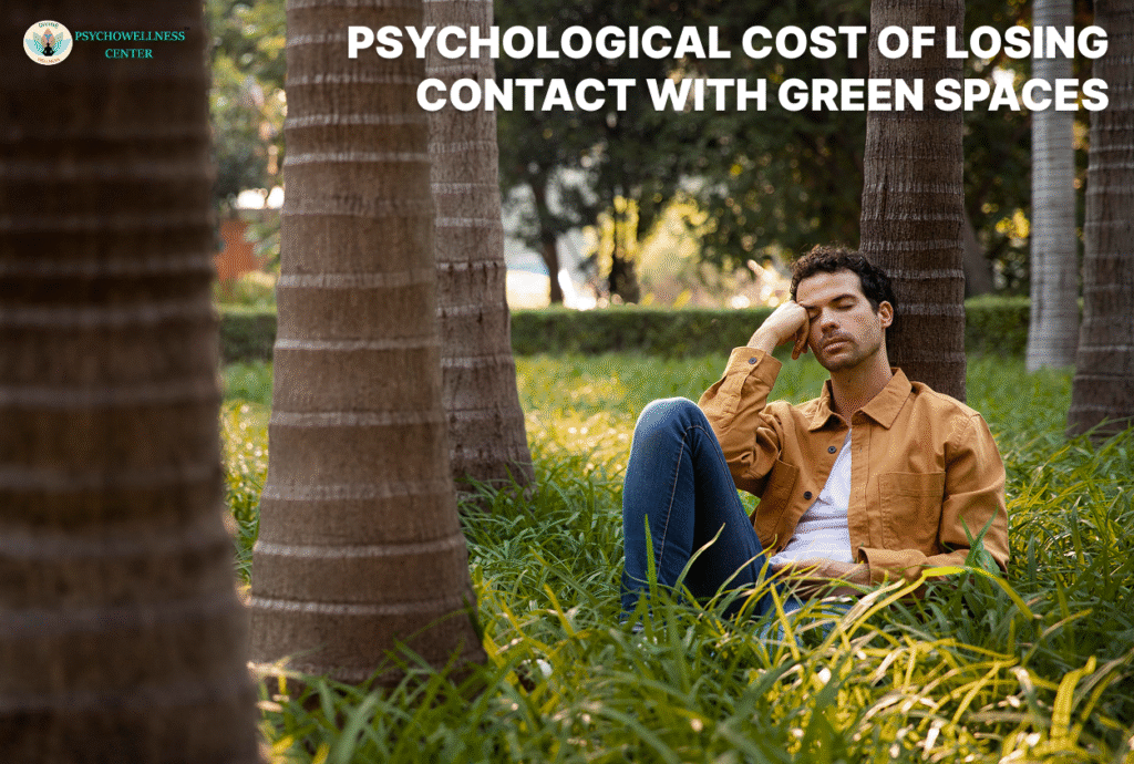 Psychological Cost of Losing Contact with Green Spaces - Psychowellness ...