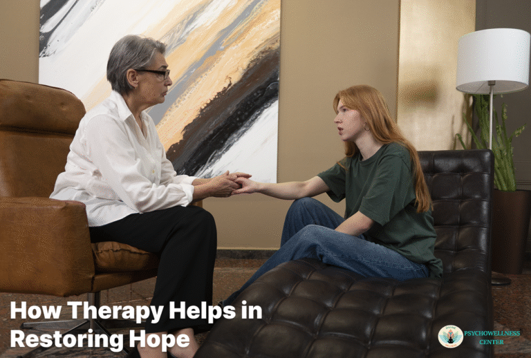 How Therapy Helps in Restoring Hope | Psychowellness center