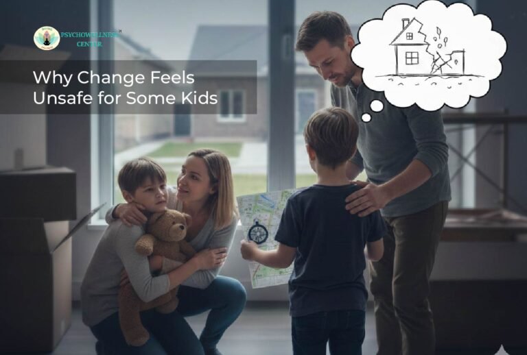 Why Change Feels Unsafe for Some Kids | Psychowellness center