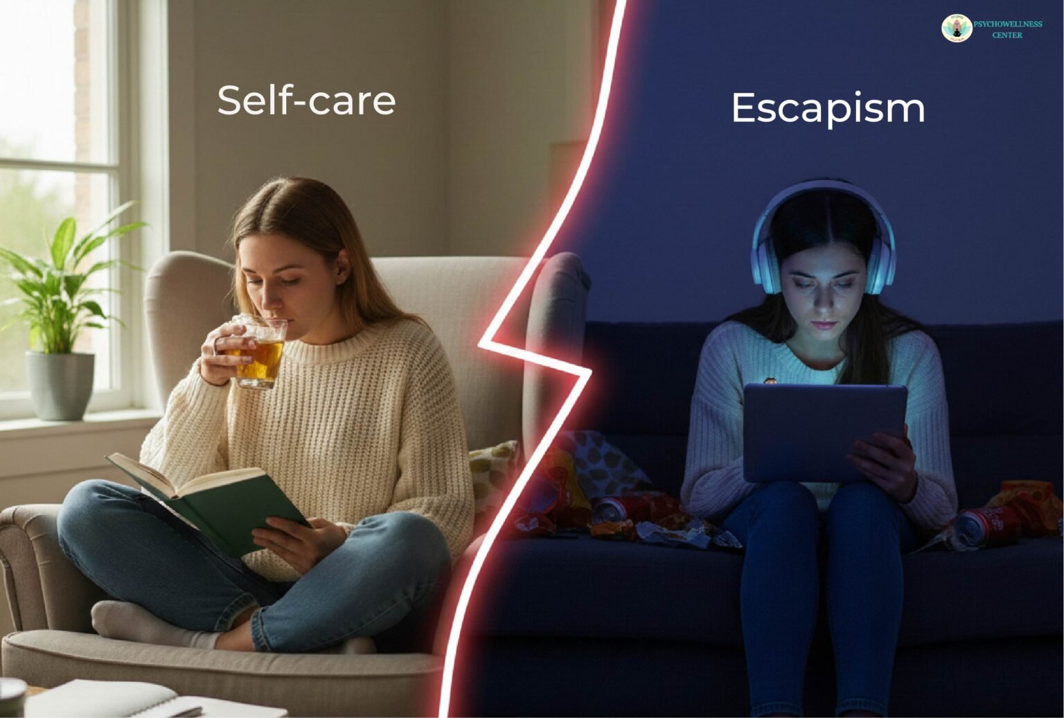 Spotting the Difference Between Self-Care and Escapism | Psychowellness ...