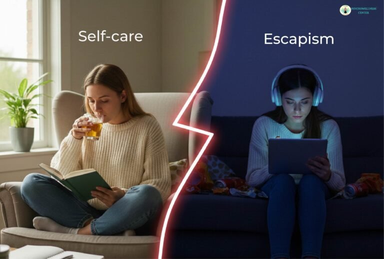 Spotting the Difference Between Self-Care and Escapism | Psychowellness ...